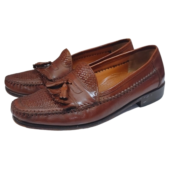 Bostonian | Shoes | Bostonian Brown Florentine Leather Tassel Slip On ...